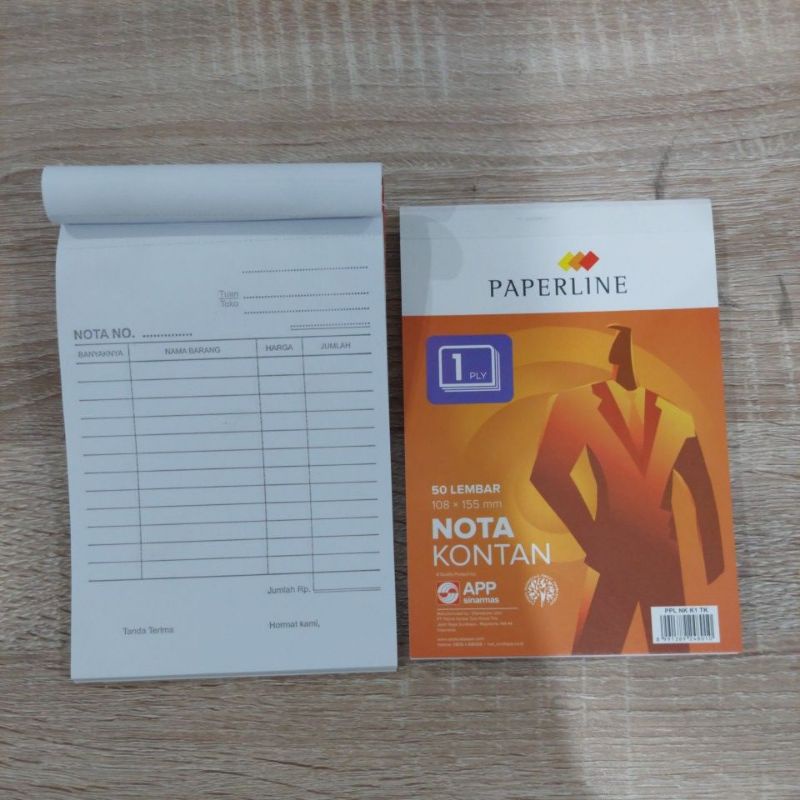 Jual Nota Kontan Kecil Paperline 1Ply / Nota Kecil 1Ply PPL | Shopee ...