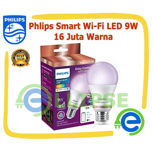 Jual Lampu LED Philips Smart WIFI Tunable White & RGB 16Juta Warna ...