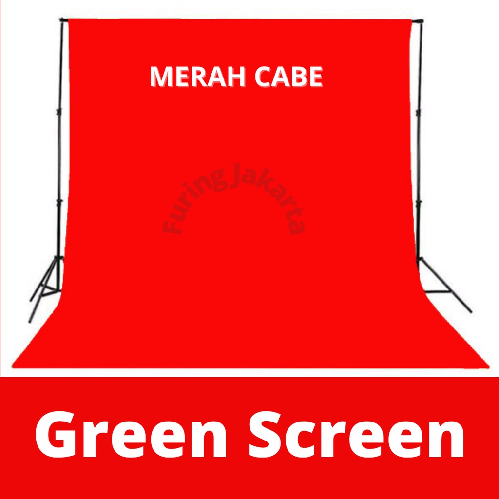 Jual BACKGROUND GREEN SCREEN Green Screen Kain layar Background ...
