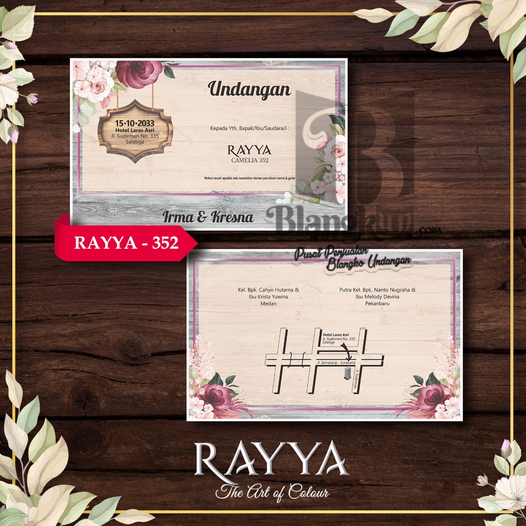 Jual RAYYA 352 Blangko Undangan | Shopee Indonesia