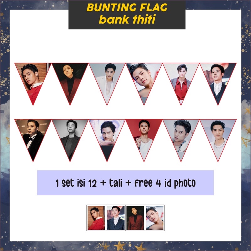 Jual PART 2 BUNTING FLAG bank thiti (THAI / NADAO BANGKOK) | Shopee ...