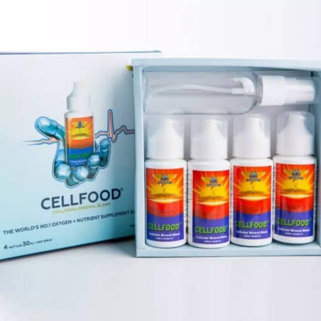 Jual CELLFOOD ASLI / CELL FOOD Original USA Nutrisi Tubuh - 4 Botol ...