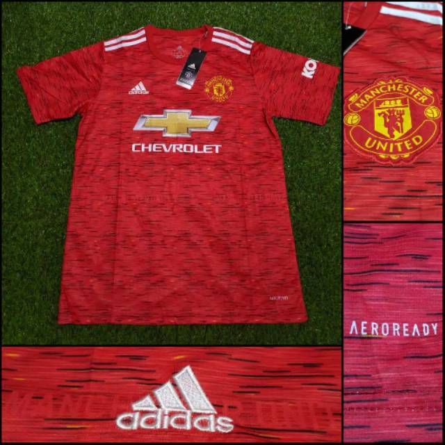 Jual JERSEY BOLA MU HOME 2020/2021 GRADE ORI | Shopee Indonesia
