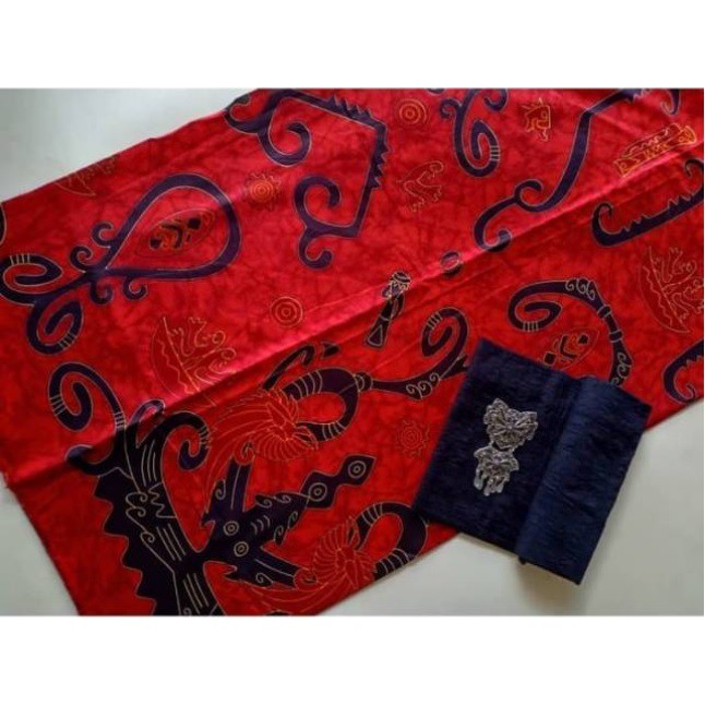 Jual kain batik solo papua merah ( Katun Primissima ) | Shopee Indonesia