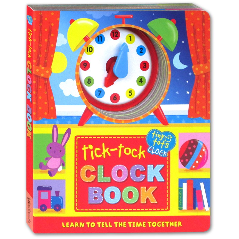 Jual Tiny Tots Lock Book Tick Tock Clock Book Learn To Tell The Time Together Shopee Indonesia