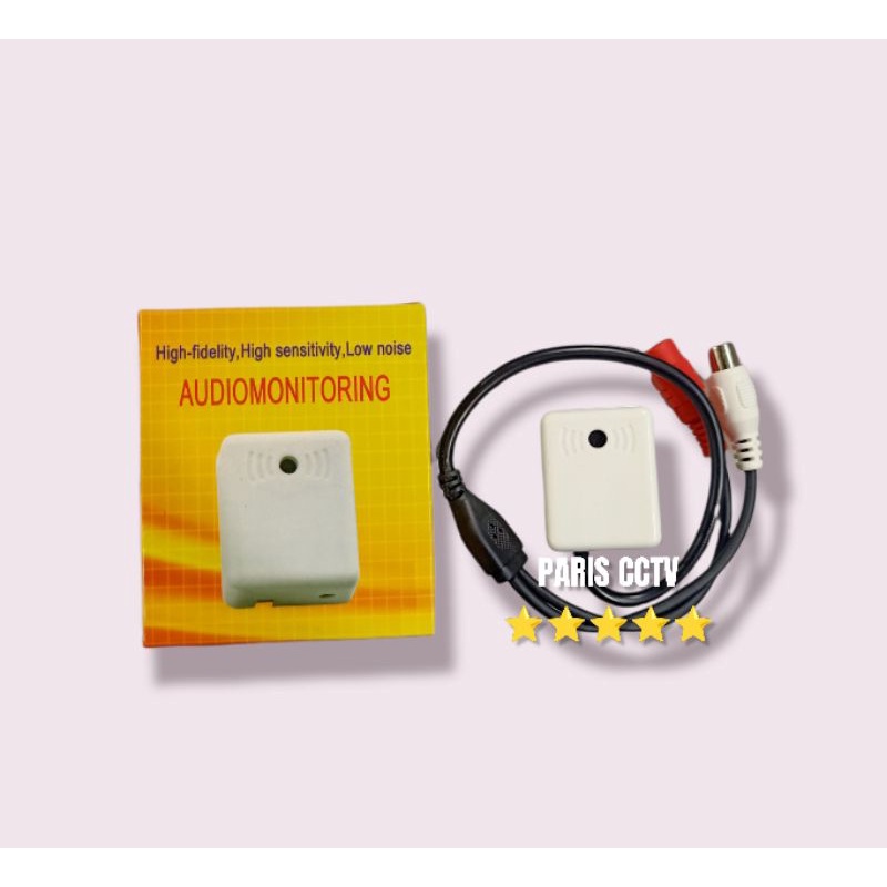 Jual Speaker mic cctv kamera mikrofon camera audio DVR original jernih ...