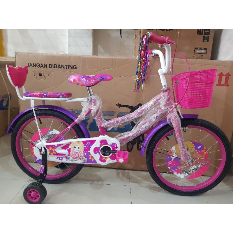 Jual Sepeda Anak Sepeda Mini 18 inch PLATINUM ( Warna Pink ) | Shopee ...