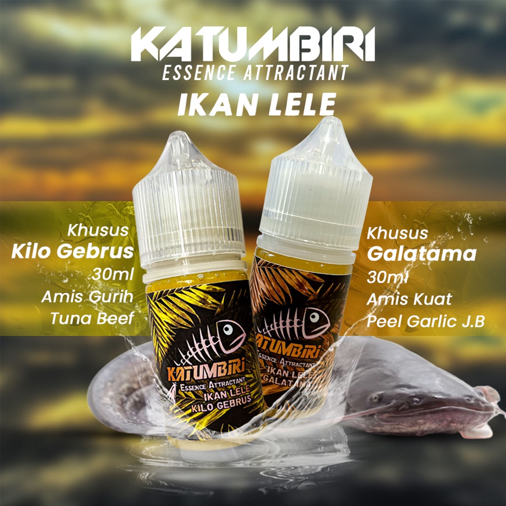 Jual Katumbiri Essen Ikan Lele Mancing Harian dan Galatama isi 30ml ...