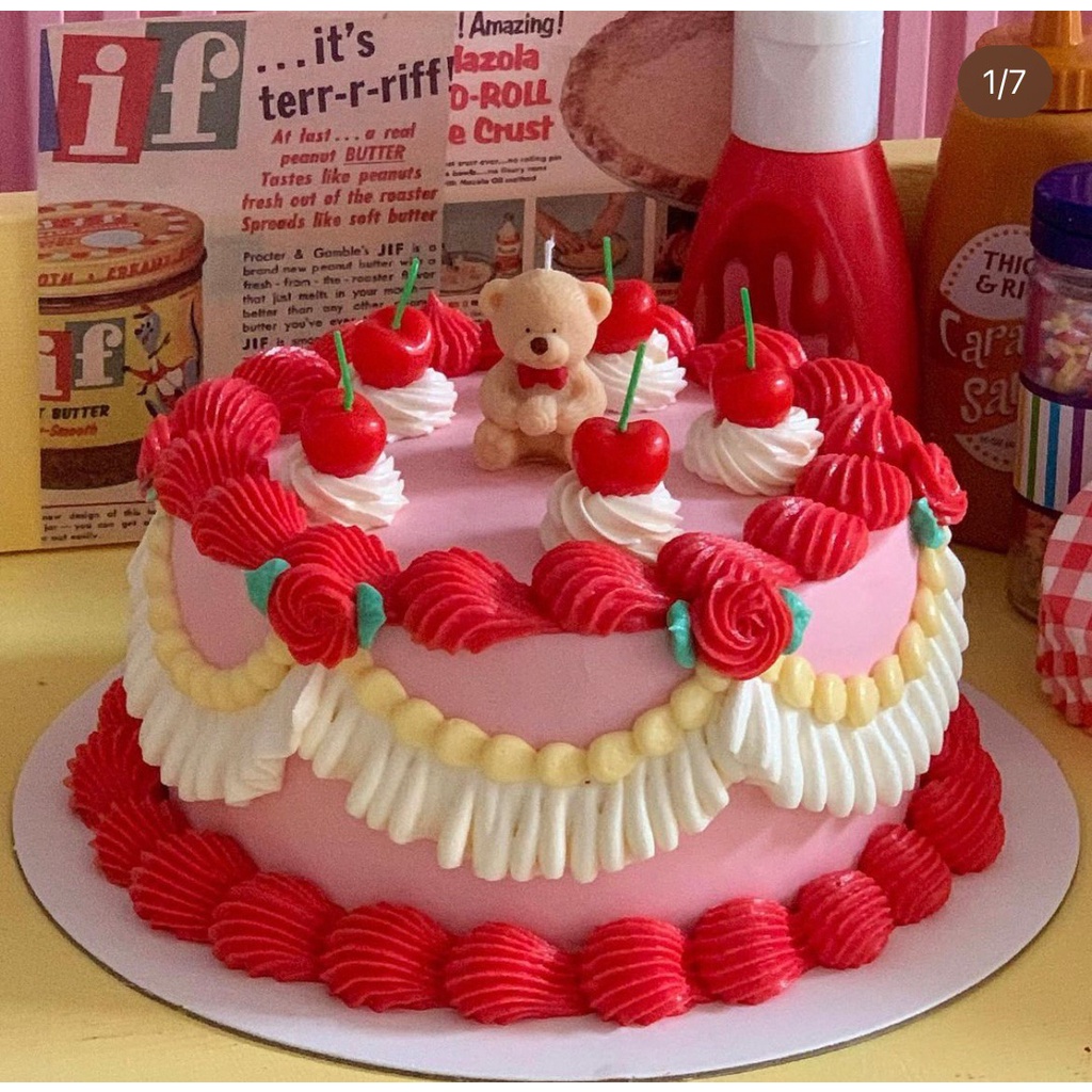 Jual Cherry Candle / Lilin Buah Ceri Korea / Lilin Hiasan Kue / Lilin ...