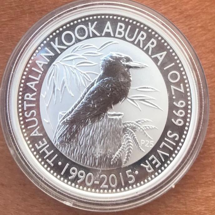 Jual [COD] Koin Perak Langka Kookaburra 2015 1 oz Silver coin not nadir ...