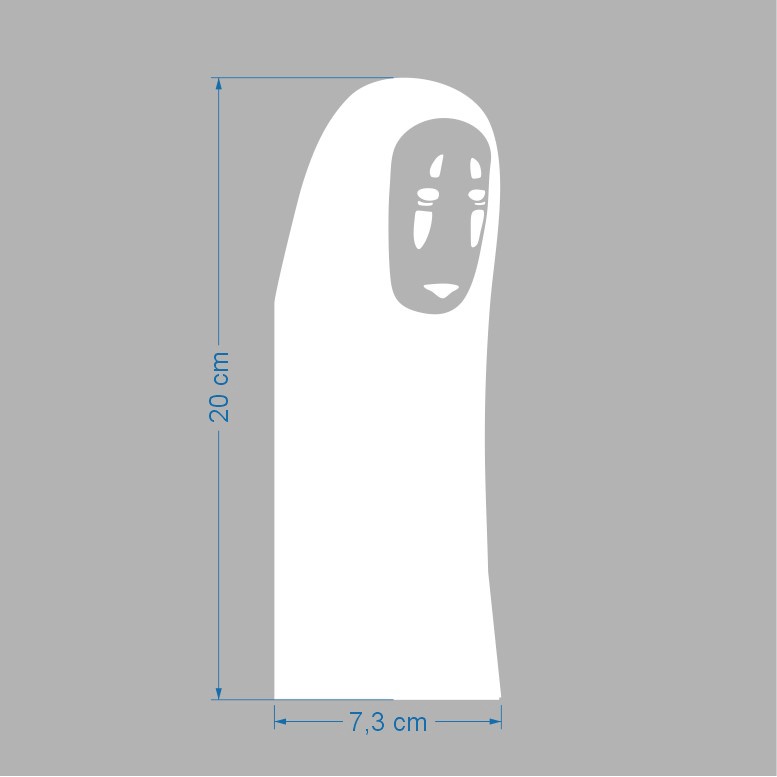 Jual Stiker Kaonashi No Face Anime Studio Ghibli Sticker | Shopee Indonesia