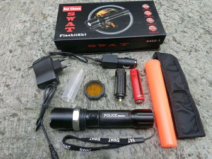 Jual Senter Swat 99000w - Flashlight Sinar Cahaya Led Putih - Zoom ...