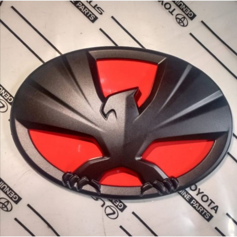 Jual emblem gril logo garuda hitam dof begron merah toyota calya ...