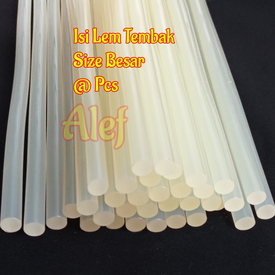 Jual 10Pcs isi Lem tembak besar stik gluegun Glugun glue gun stick ...