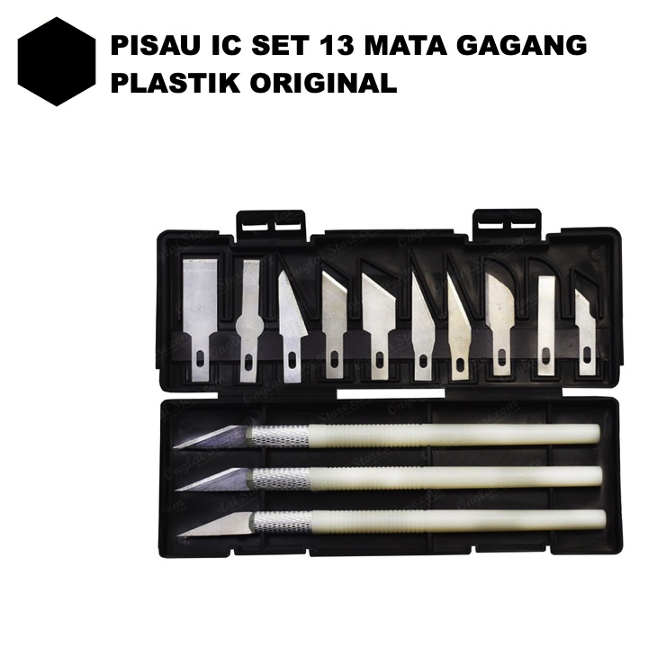 Jual Pisau Ic Art Hobby Knife Stencil Craft Pen Cutter Scalpel Pisau IC ...