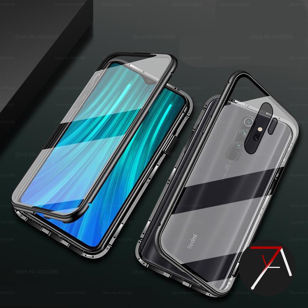 Jual Xiaomi Redmi 9 Redmi9 Double Side Glass Magnetic Case Metal Cover ...