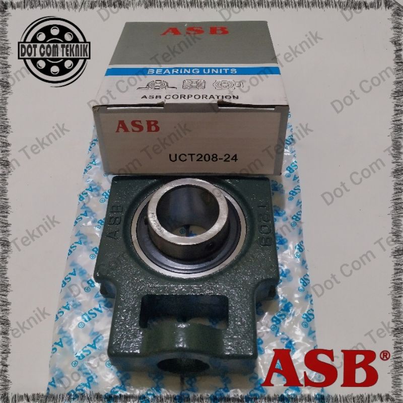 Jual PILLOW BLOCK BEARING UCT 208-24 ASB (ID : 1 1/2" atau 38,1MM) | Shopee Indonesia