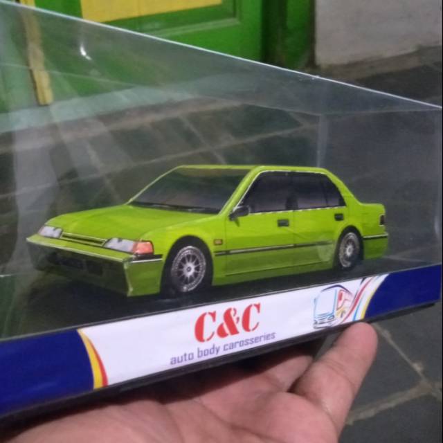 Jual Papercraft miniatur honda civic 91 hijau | Shopee Indonesia