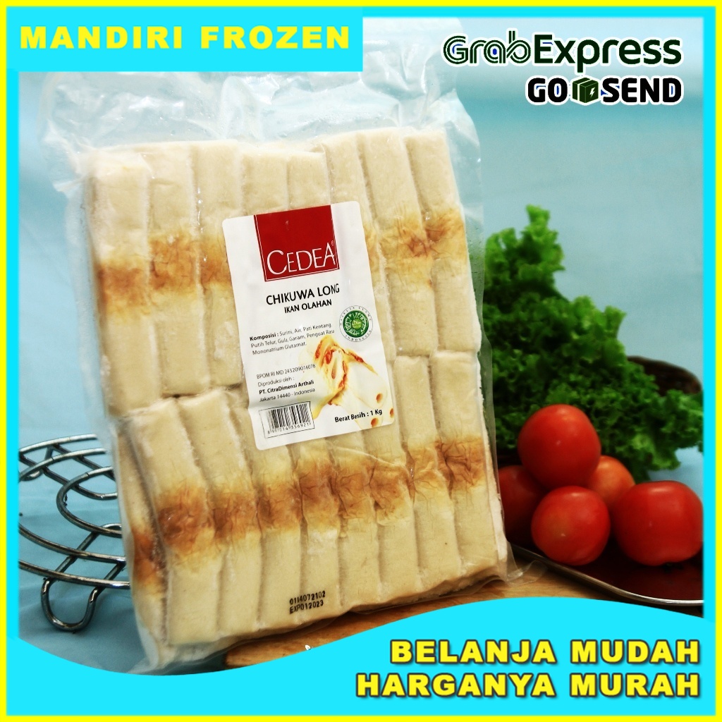 Jual CEDEA Chikuwa Long 1kg - Makanan Beku Olahan Murah | Shopee Indonesia