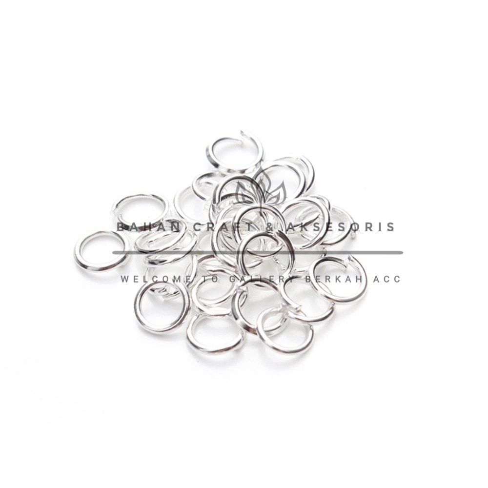 Jual [ 144 pcs ] Ring Bulat Ring O Jump Ring Pengait Bahan Membuat ...