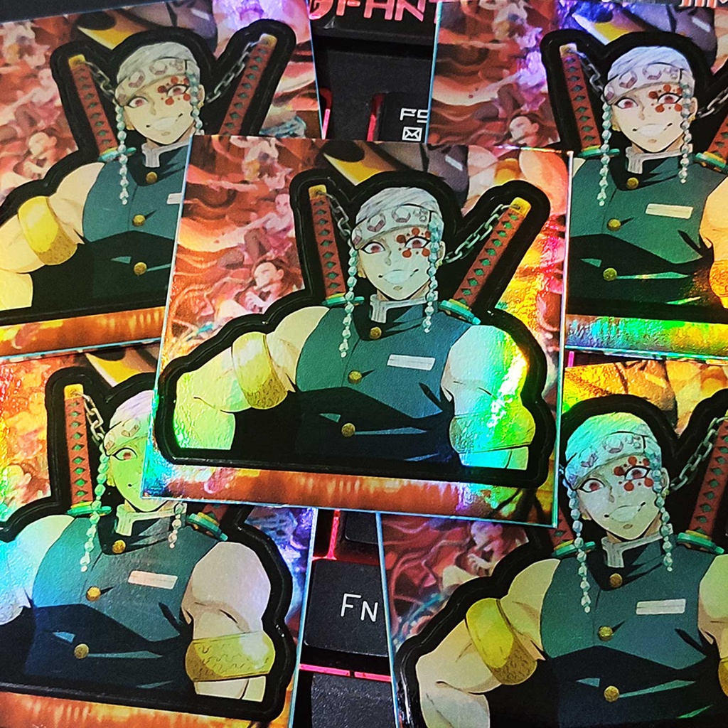 Jual STICKER STIKER HOLOGRAM ANIME -KIMETSU NO YAIBA TENGEN UZUI ...