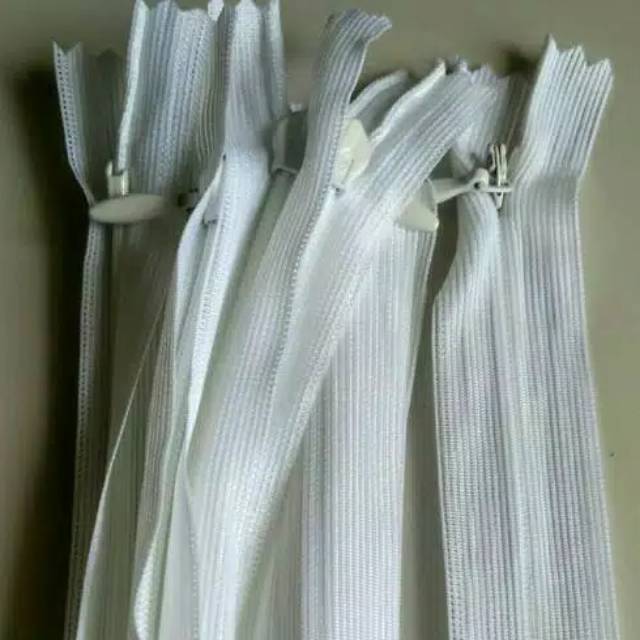 Jual Resleting Jepang ORIGINAL YKK warna putih, hitam - resleting rit ...