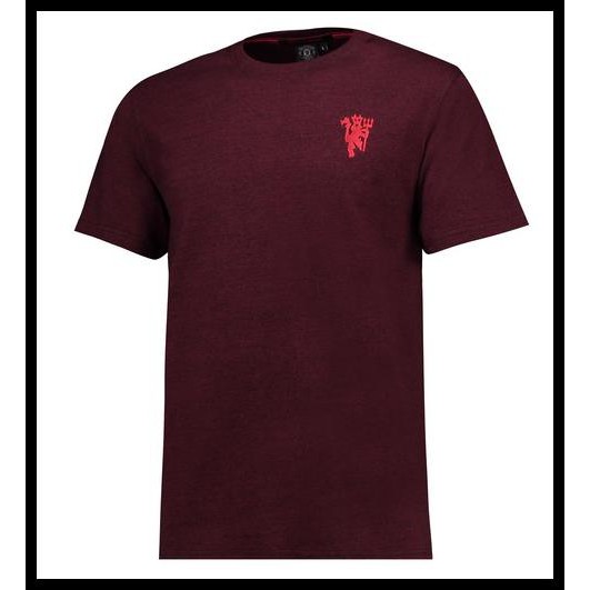Jual Kaos Tshirt Baju Combed 30s Distro Mufc Manchester United Red