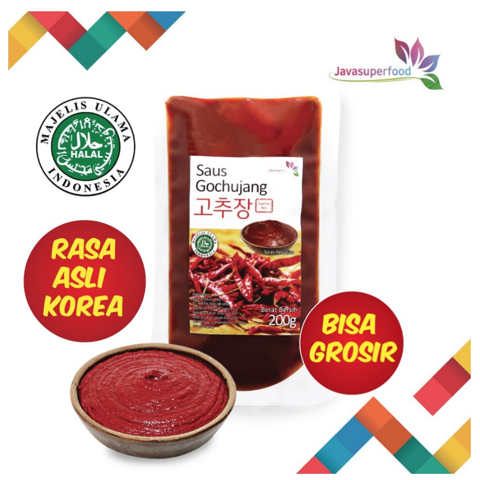 Jual GOCHUJANG HALAL 200G / SAMBAL KOREA / KOREAN CHILLI PASTE ...