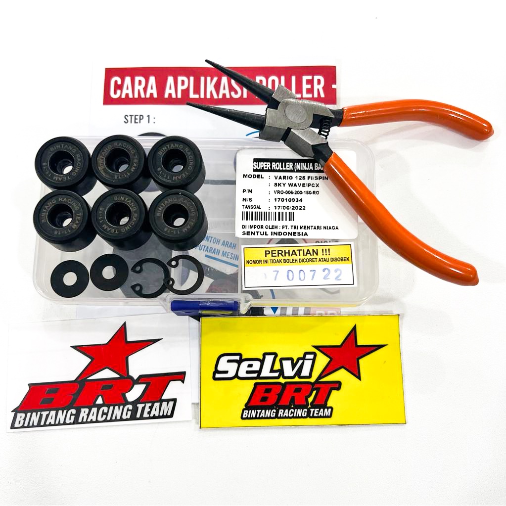 Jual ROLLER BRT NINJA BALL VARIO PCX ADV 125 150 160 GENIO BEAT DELUXE SCOOPY NEW SPIN SKYWAVE ...