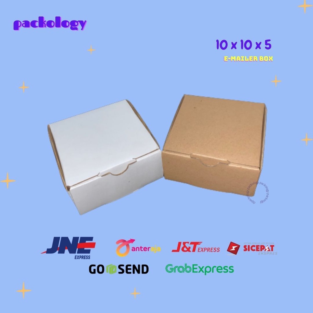 Jual Kardus 10x10x5 cm | dusbox box kardus box dus packing Die Cut ...