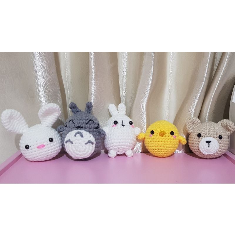 Jual Amigurumi Crochet Mini Character/Boneka Rajut / rajutan Kecil ...