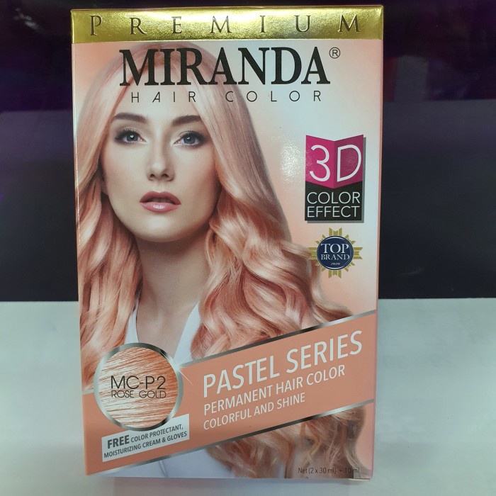 Jual (Pastel Series) Miranda Hair Color Pastel Series 30ml | Shopee ...