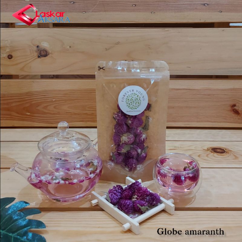Jual Teh Bunga Kering Globe Amaranth // Premium | Shopee Indonesia
