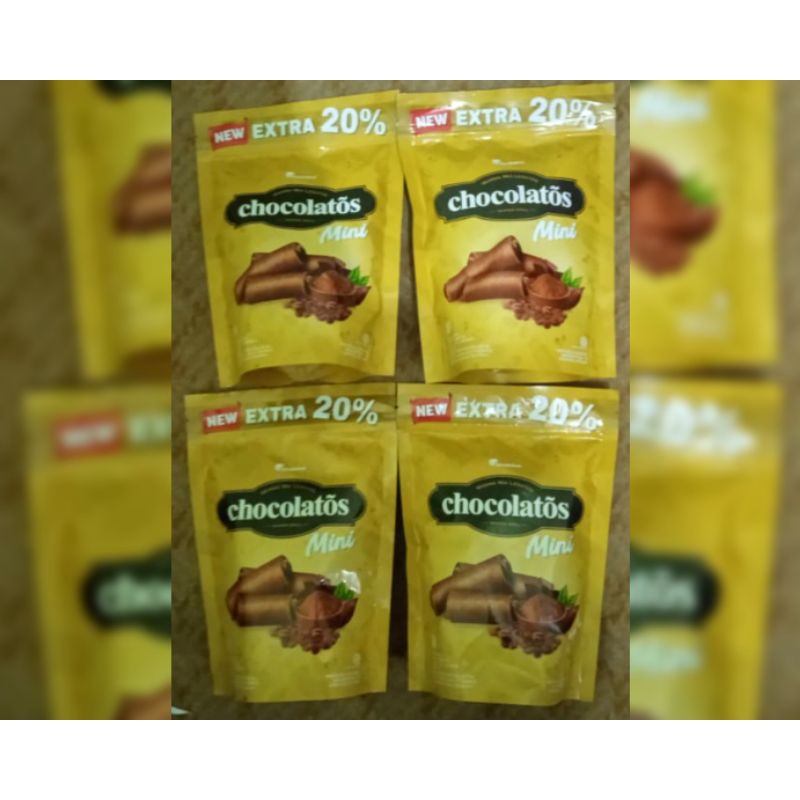 Jual Wafer Chocolatos Mini Wafer Pouch 84gr | Shopee Indonesia