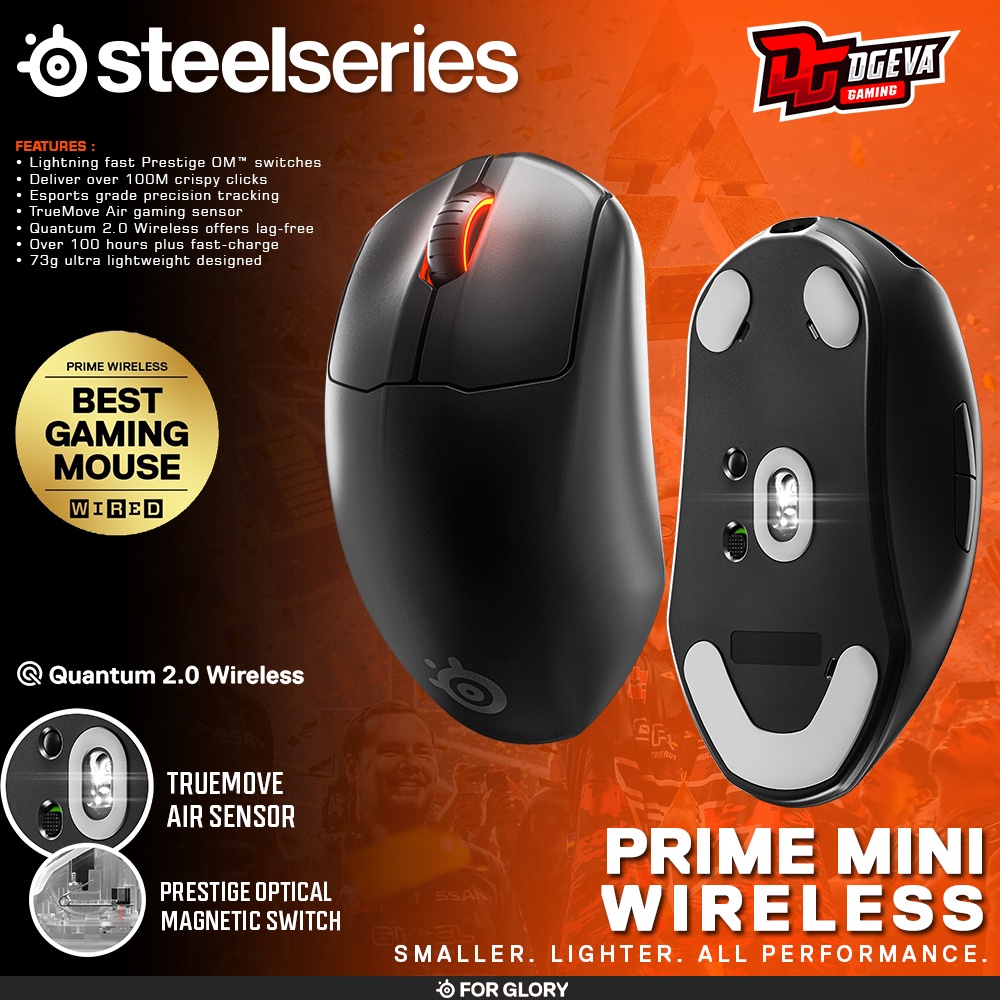 Jual Steelseries Prime Mini Wireless Pro Series Gaming Mouse | Shopee Indonesia