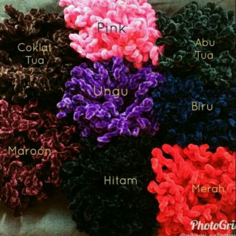 Jual Ikat rambut ubur ubur medium 80h isi 6 pcs | Shopee Indonesia