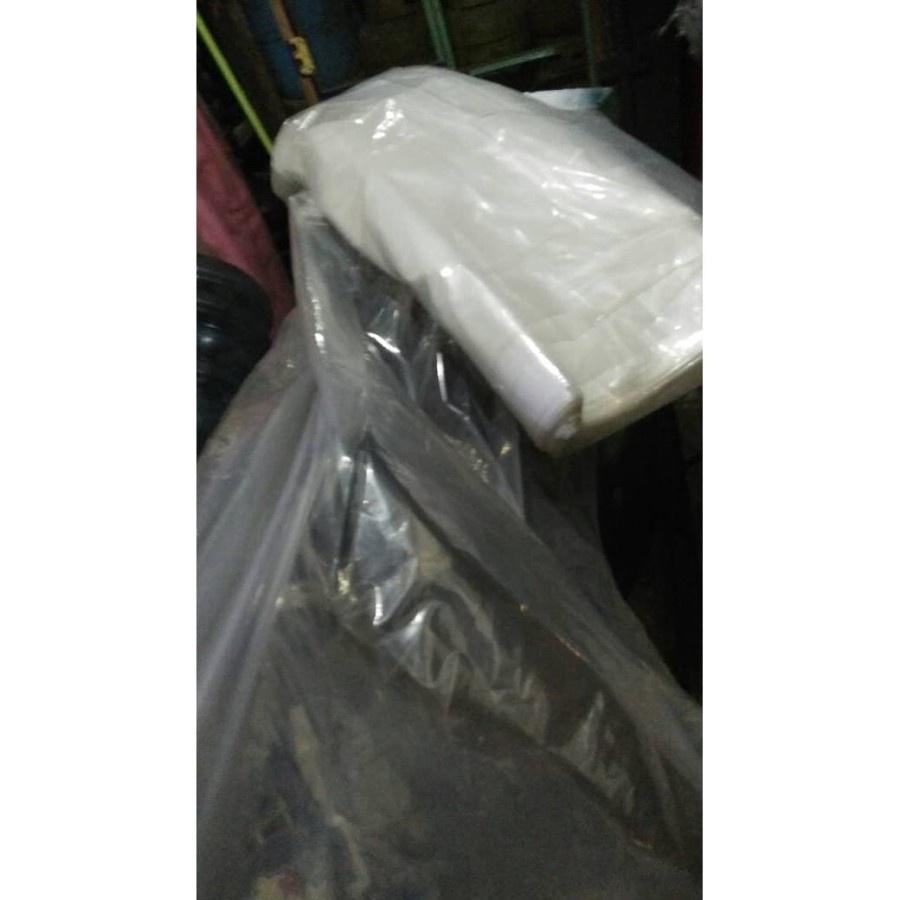 Jual PLASTIK COR WARNA PUTIH BENING BURAM Harga Per 1 Meteran Lebar 1 ...