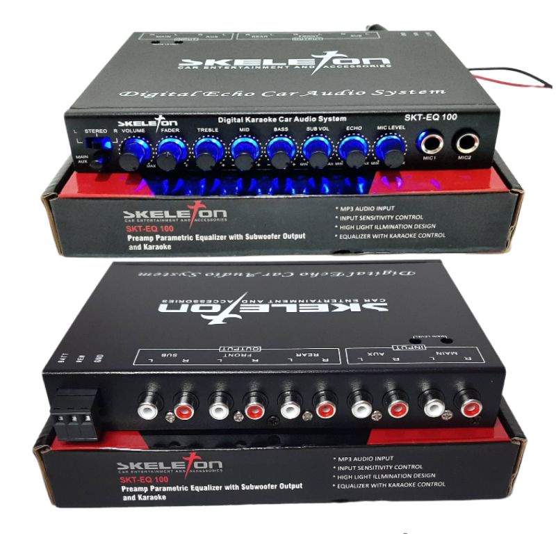 Jual Parametric Preamp Equalizer Karaoke Skeleton EQ100 | Shopee Indonesia