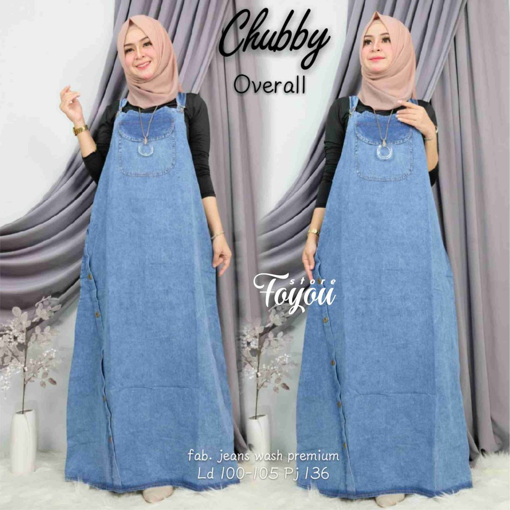 Jual Chubby Overall By Foyou Store | Suplier Hijab Solo| Grosir ...