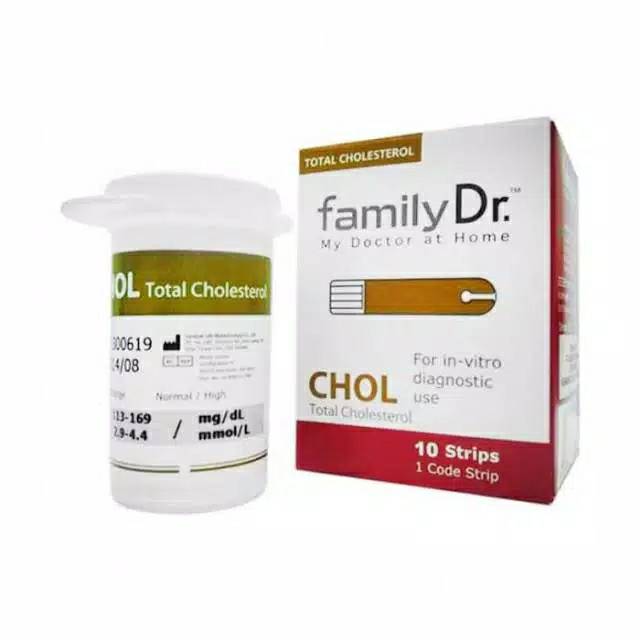 Jual FAMILY DR STRIP ISI ULANG TEST CHOLESTEROL STIK KOLESTEROL ...