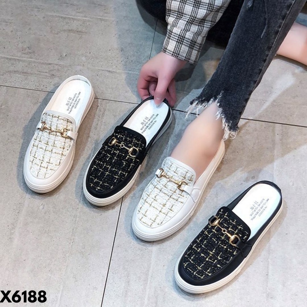 Jual FINDME Sepatu Sneakers Wanita Selop Praktis Mewah Ala Branded ...