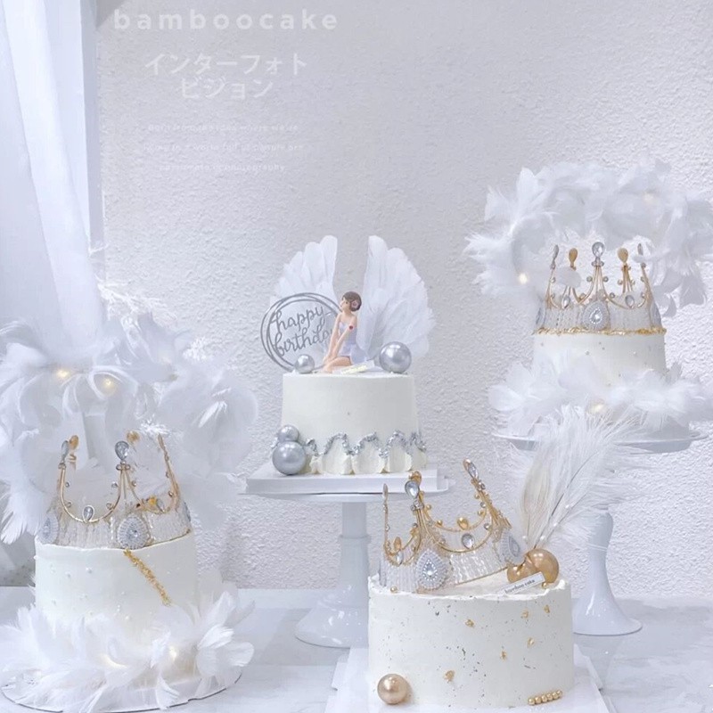 Jual Topper Cake Angel Wings Birthday Sayap Malaikat Dekorasi Kue Hias ...