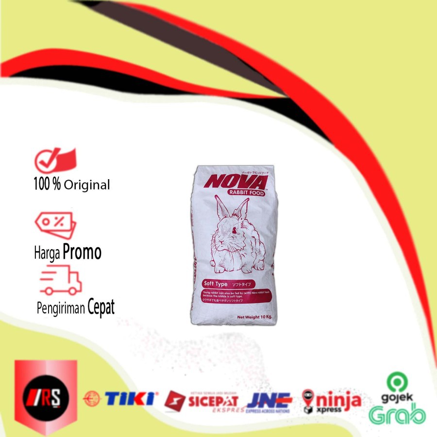 Jual Makanan kelinci Nova rabbit food pakan pelet marmut murah 10 kg ...