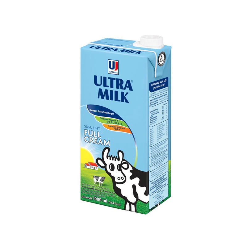 Jual Susu UHT Ultra Milk Full Cream 1000ml | Shopee Indonesia