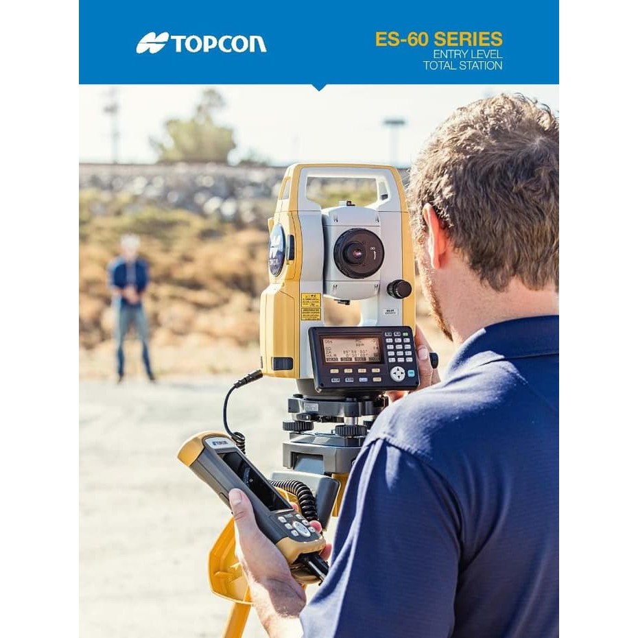 Jual Total Station Topcon ES65 Acuarsi 5 Detik Reflectorless 350 Meter ...