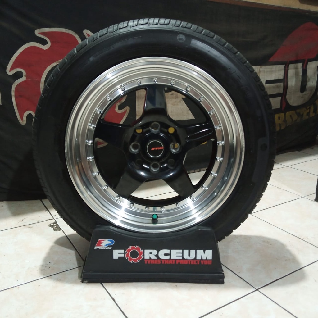 Jual Velg Mobil Bekas Racing Work Meister Ring 15x7 Pcd 4x100/114 ...