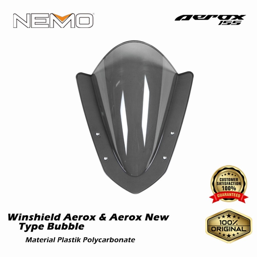 Jual Windshield / Visor / Winsil Aerox Old & Aerox New Type Bubble Nemo ...