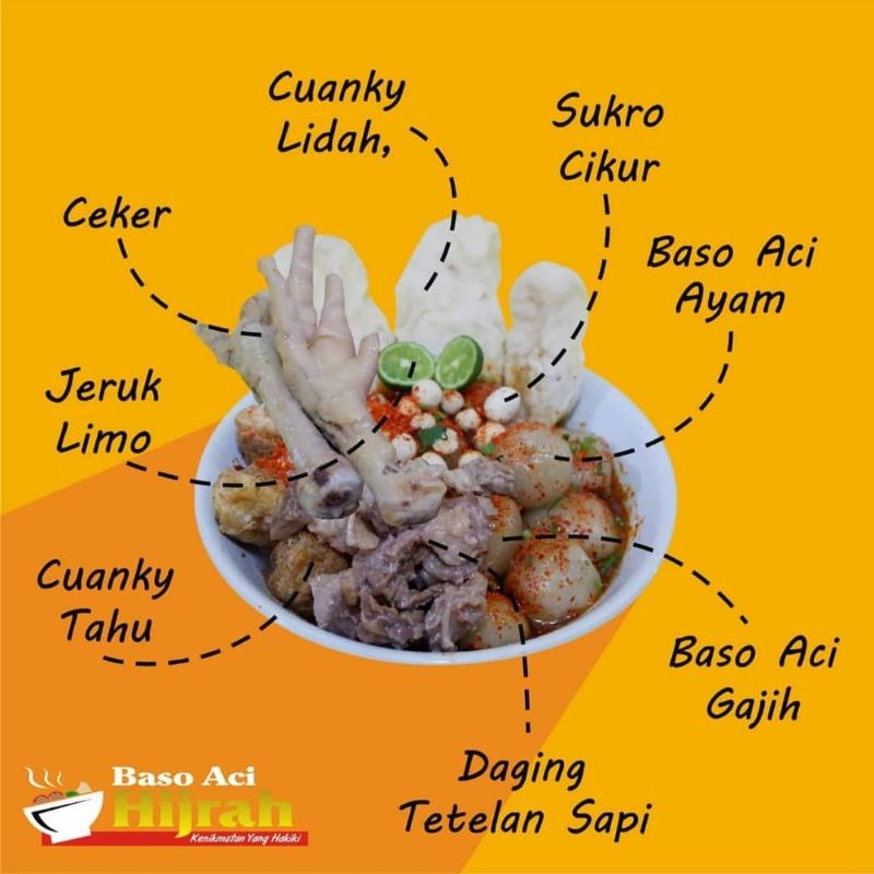 Jual Baso Aci Hijrah Original baso Aci pedas gurih khas Garut baso Aci ...