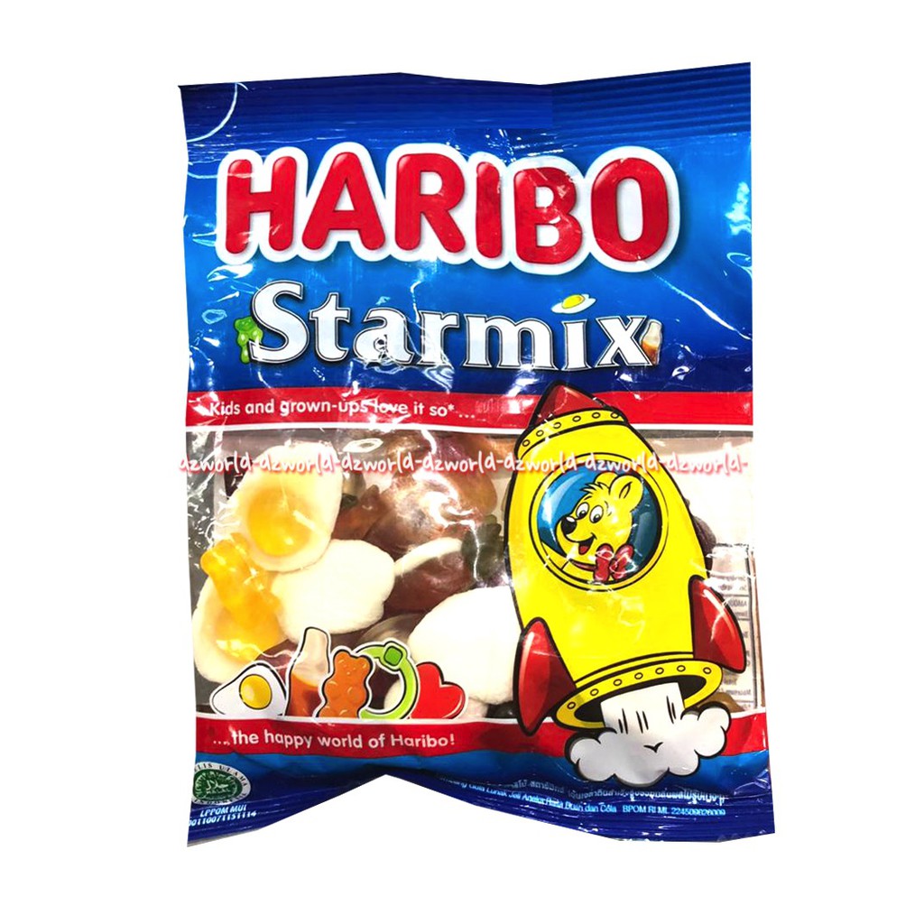 Jual Haribo Starmix Permen Jelly Dengan Berbagai Rasa Gummy 160gr ...