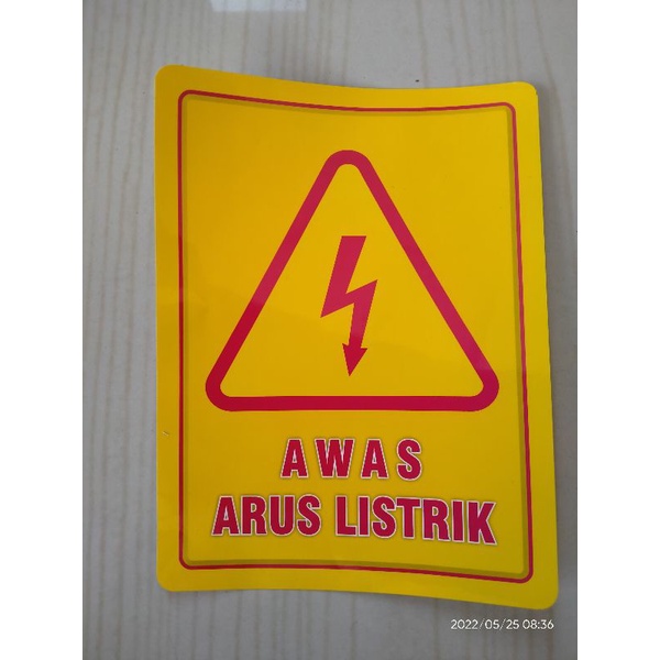 Jual Stiker Awas Arus Listrik | Shopee Indonesia